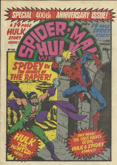Spider-Man and Hulk Weekly #400 - CovrPrice