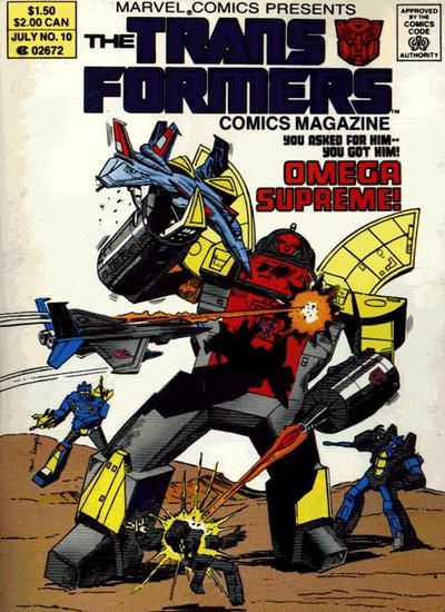 The Transformers Comics Magazine Vol.1 #10 - CovrPrice