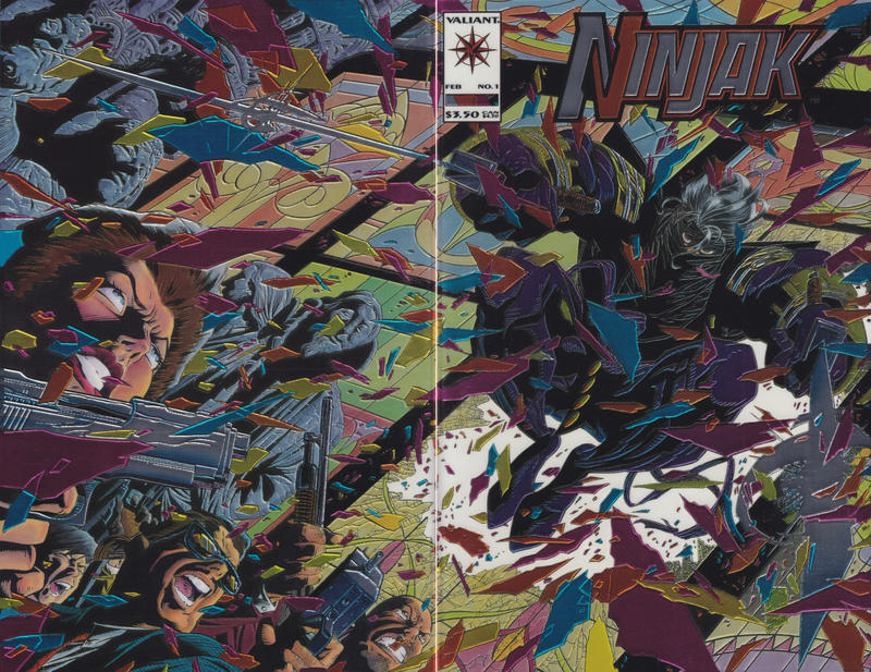 Ninjak #1 - Joe Quesada - Chromium Wraparound - CovrPrice