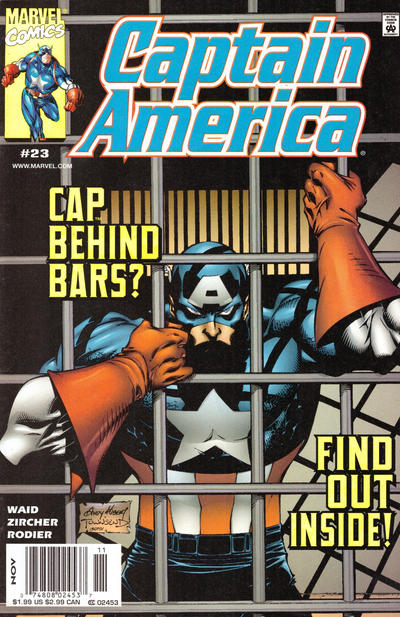 Captain America Vol.3 #23 - Newsstand Edition Variant - CovrPrice