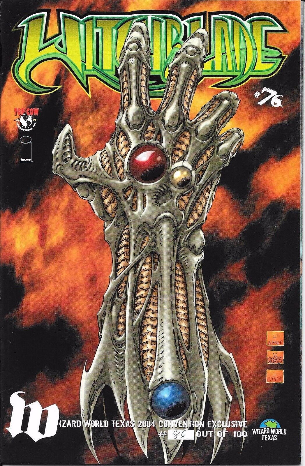 Witchblade Vol.1 #76 - Wizard World Texas Exclusive Cover Variant ...