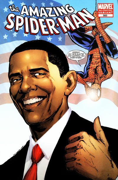 The Amazing Spider-Man #583 - 3rd Print - Barack Obama - CovrPrice