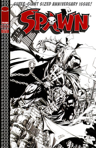 Spawn #200 - David Finch - B&W - CovrPrice