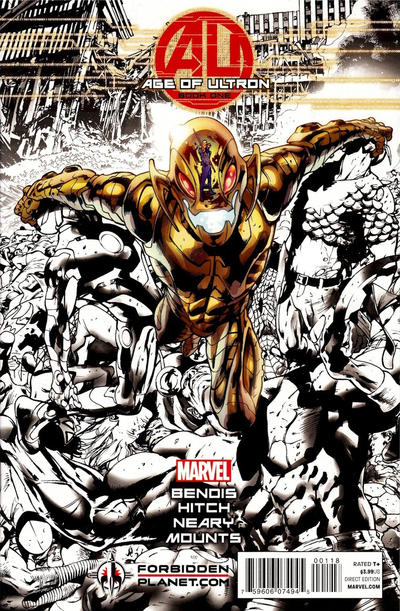 Age of Ultron #1 - Bryan Hitch - Forbidden Planet - CovrPrice