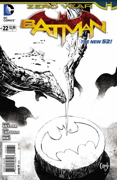 Batman #22 - Greg Capullo Black & White Cover Variant - CovrPrice