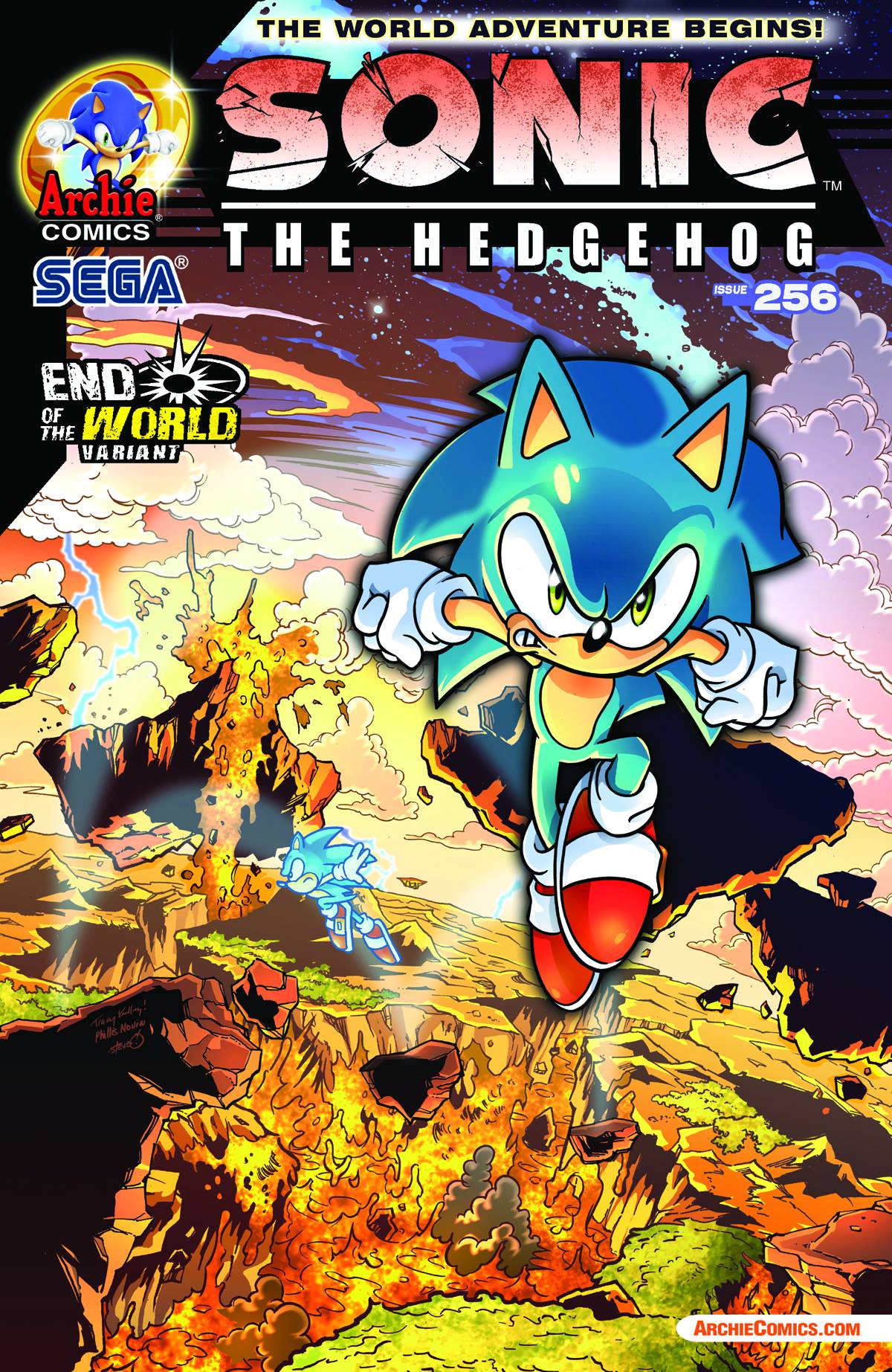Sonic the Hedgehog #256 - Sonic Lava Variant - CovrPrice