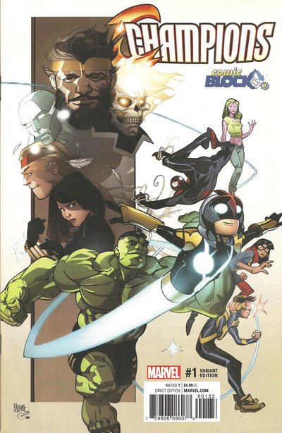 Champions #1 - Pasqual Ferry - Comic Block - CovrPrice