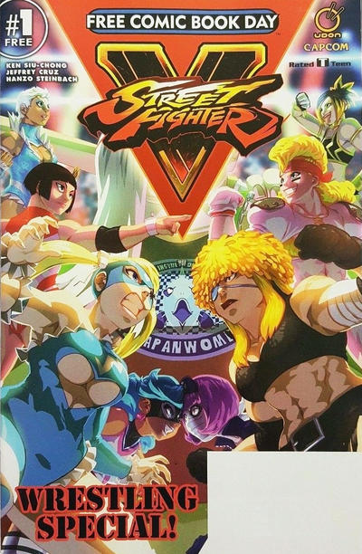 Street Fighter V: Wrestling Special - FCBD 2017 #1 - CovrPrice