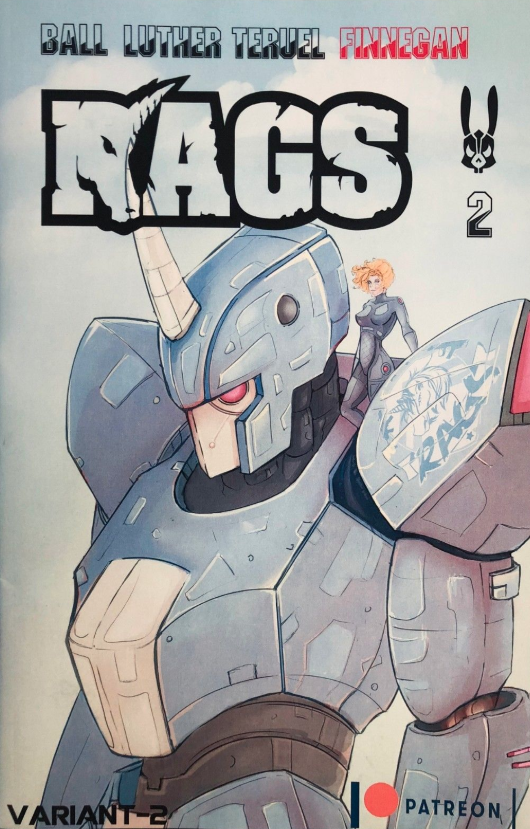 Rags #2 - Mecha Patreon Variant - CovrPrice