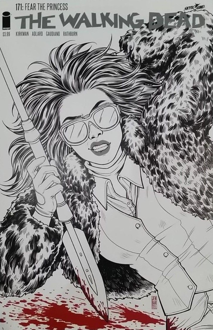 The Walking Dead #171 - 15th Anniversary Blind Bag - Jen Bartel B&W ...