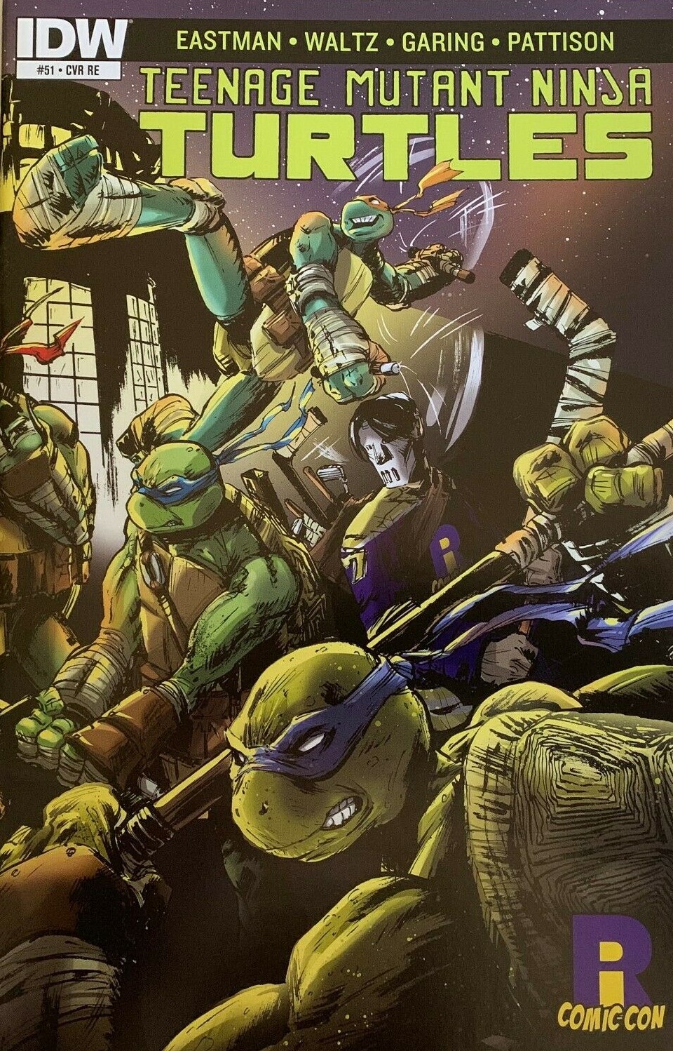 Teenage Mutant Ninja Turtles #51 - Ian Nichols - Rhode Island Comic-Con 2015 - Cover RE ...