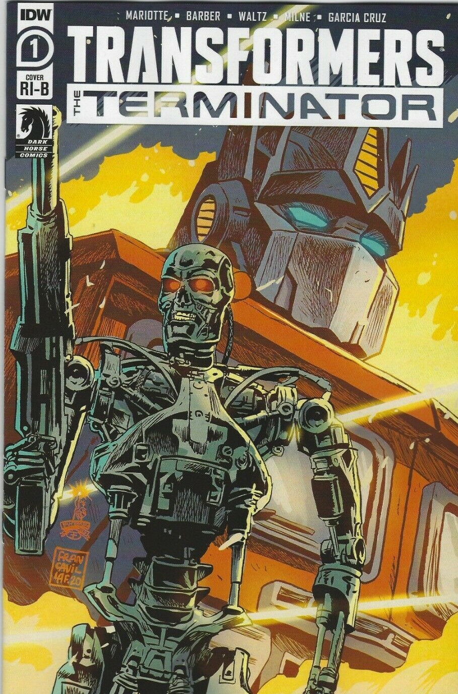 Transformers Vs The Terminator #1 – Cvr A Fullerton – CovrPrice