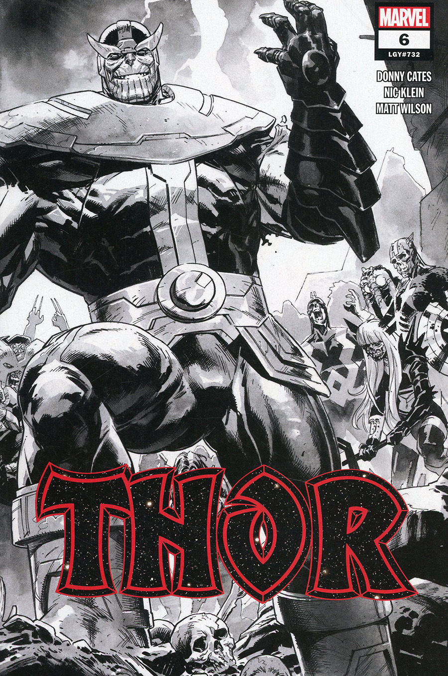 Thor #6 - Nic Klein - 2nd Print - Sketch (1:50) - CovrPrice