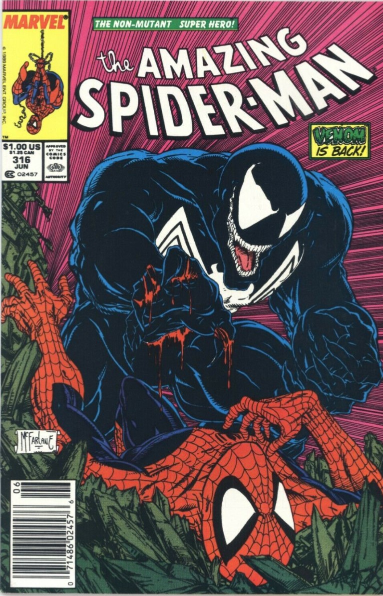 Amazing Spider-Man #316 - Todd McFarlane - Mark Jewelers - CovrPrice