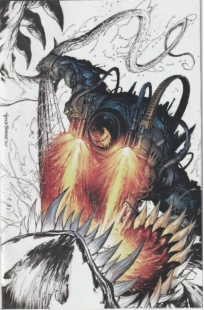 Venom #27 - Tyler Kirkaham - B&W Virgin Color Splash - CovrPrice