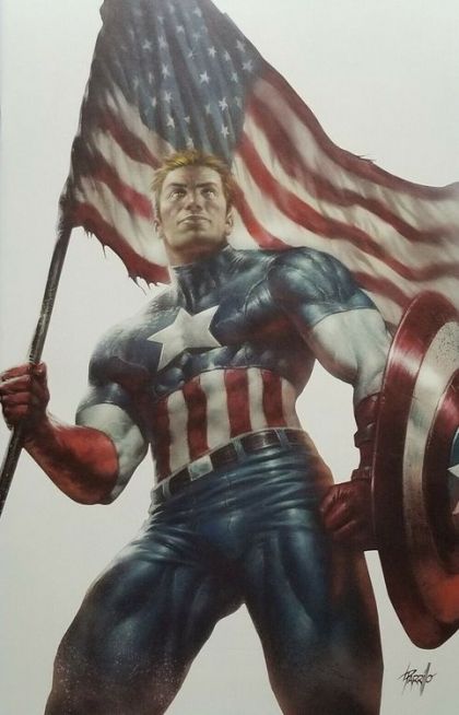 Captain America #1 - Lucio Parrillo - Virgin White (Limited 600 ...