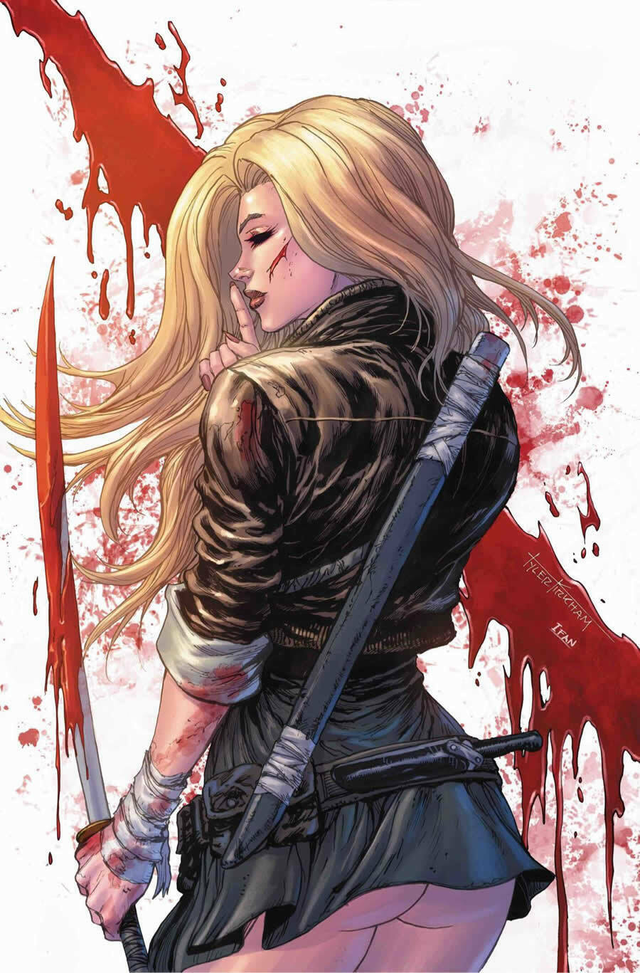 Muffy the Pimp Slayer #1 - Tyler Kirkham - 2nd Print - Blonde Virgin ...