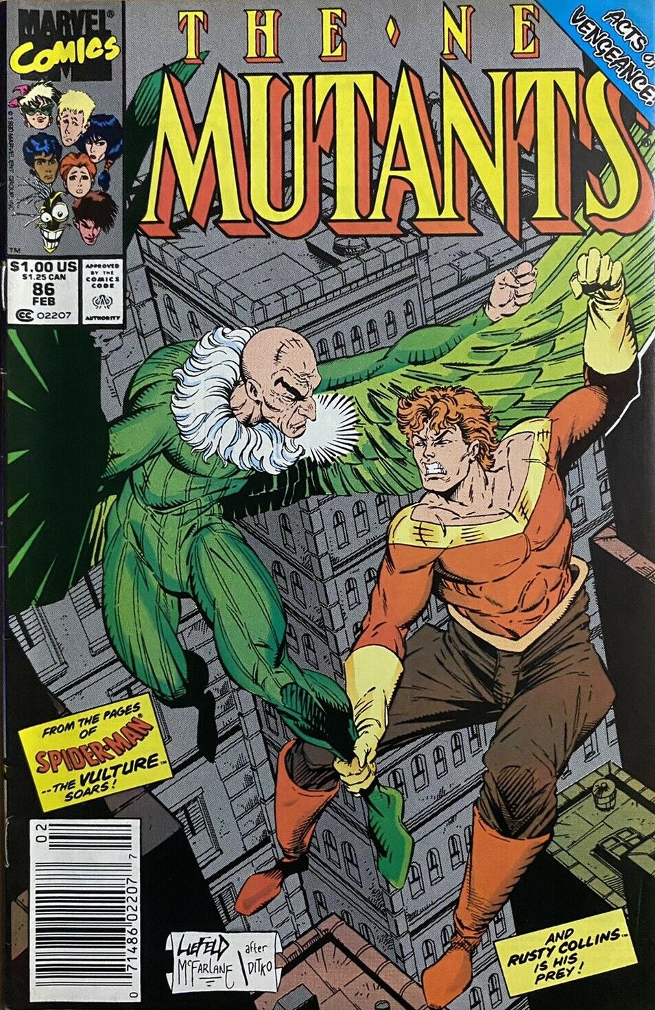 The New Mutants Vol.1 #86 - Rob Liefeld - Newsstand - CovrPrice
