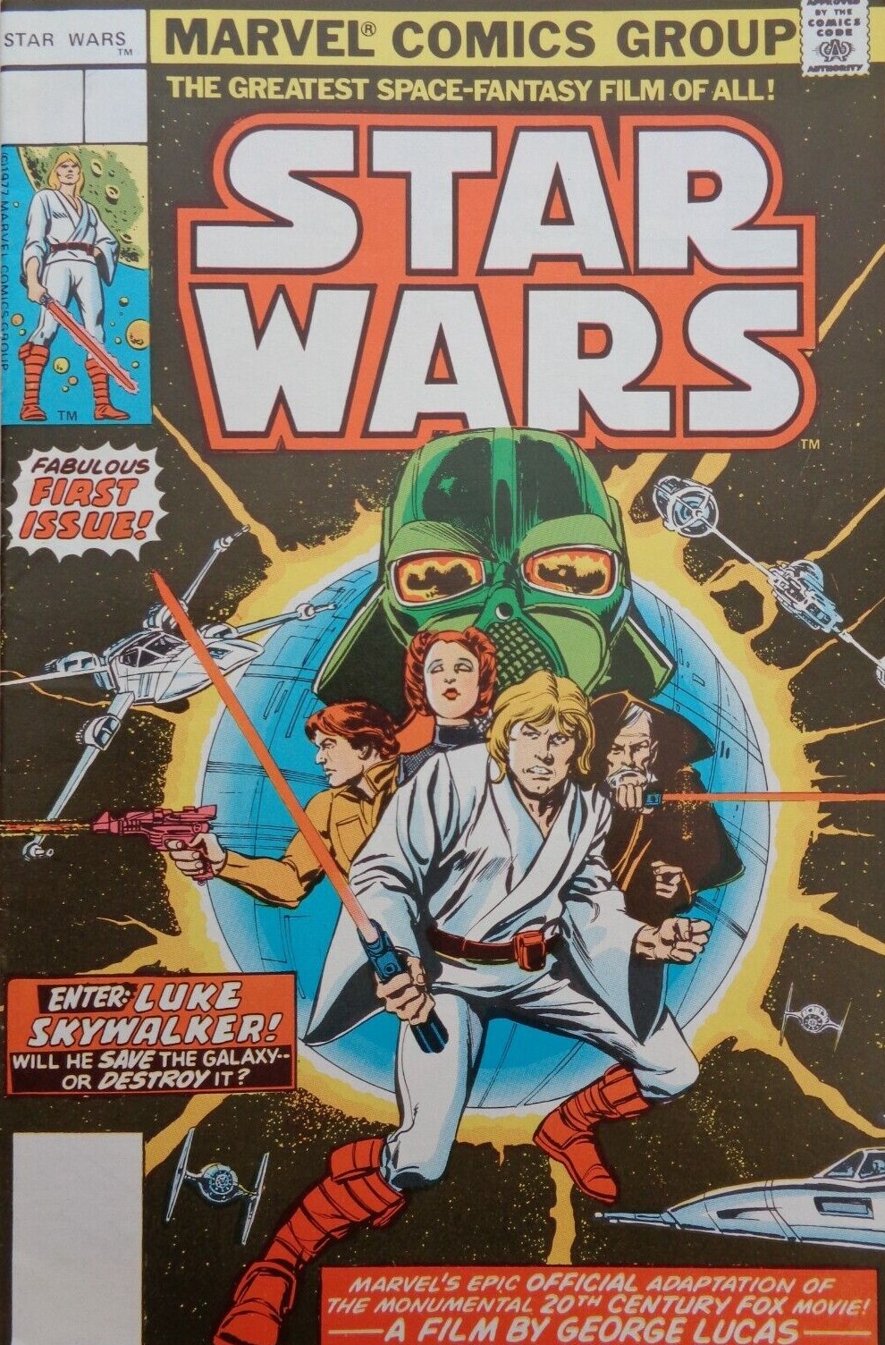 Star Wars #1 - Alemars Bookstore Reprint - Yellow Banner - CovrPrice