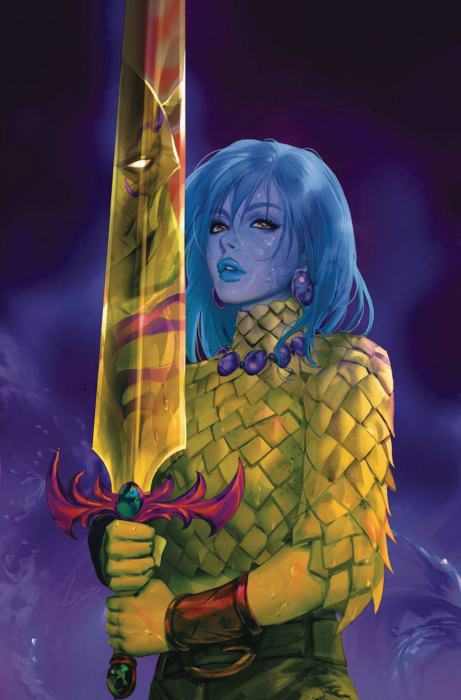 Immortal Red Sonja #6 - Lesley Leirix Li - Virgin Ultraviolet (1:10 ...