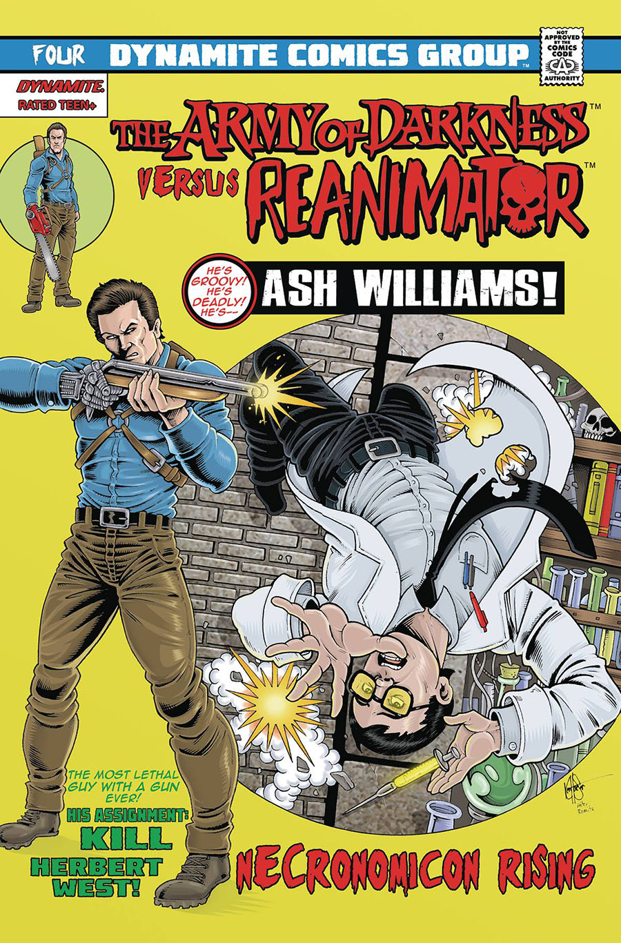 Army of Darkness Vs Reanimator: Necronomicon Rising #4 - Ken Haeser ...