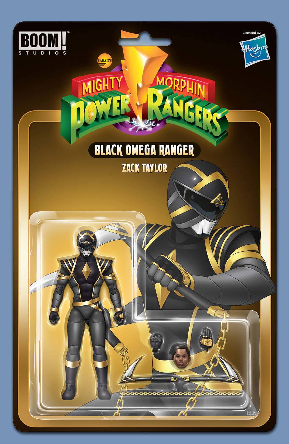 Mighty Morphin Power Rangers #101 - Bon Bernardo - Action Figure (Black ...