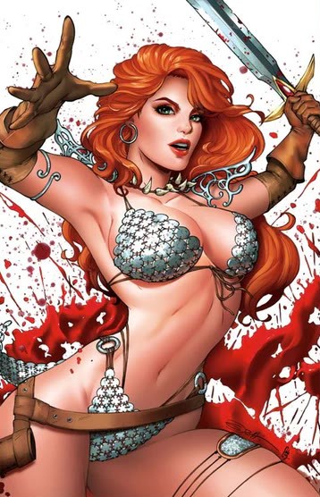 Unbreakable Red Sonja #1 - Sorah Suhng - 2022 NYCC - Comics Elite - Virgin (Limited 200) - CovrPrice
