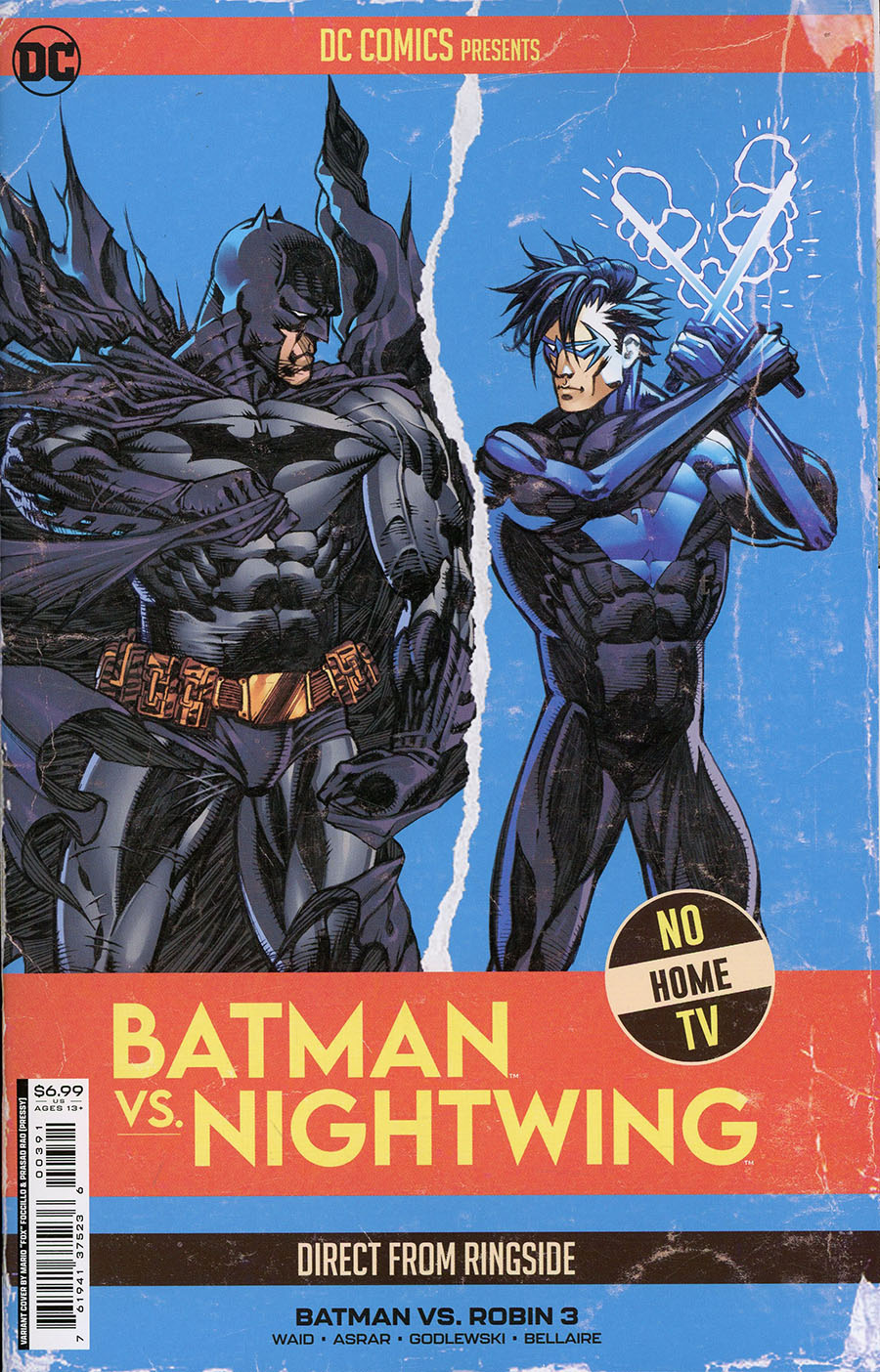 Batman vs Robin #3 - Mario Fox Foccillo - Fight Poster Batman vs ...