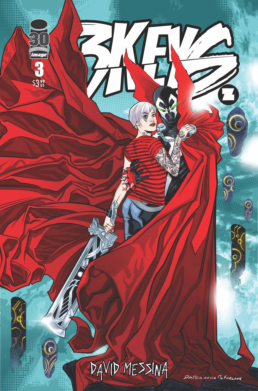 3keys #3 - David Messina - Spawn Cover - CovrPrice