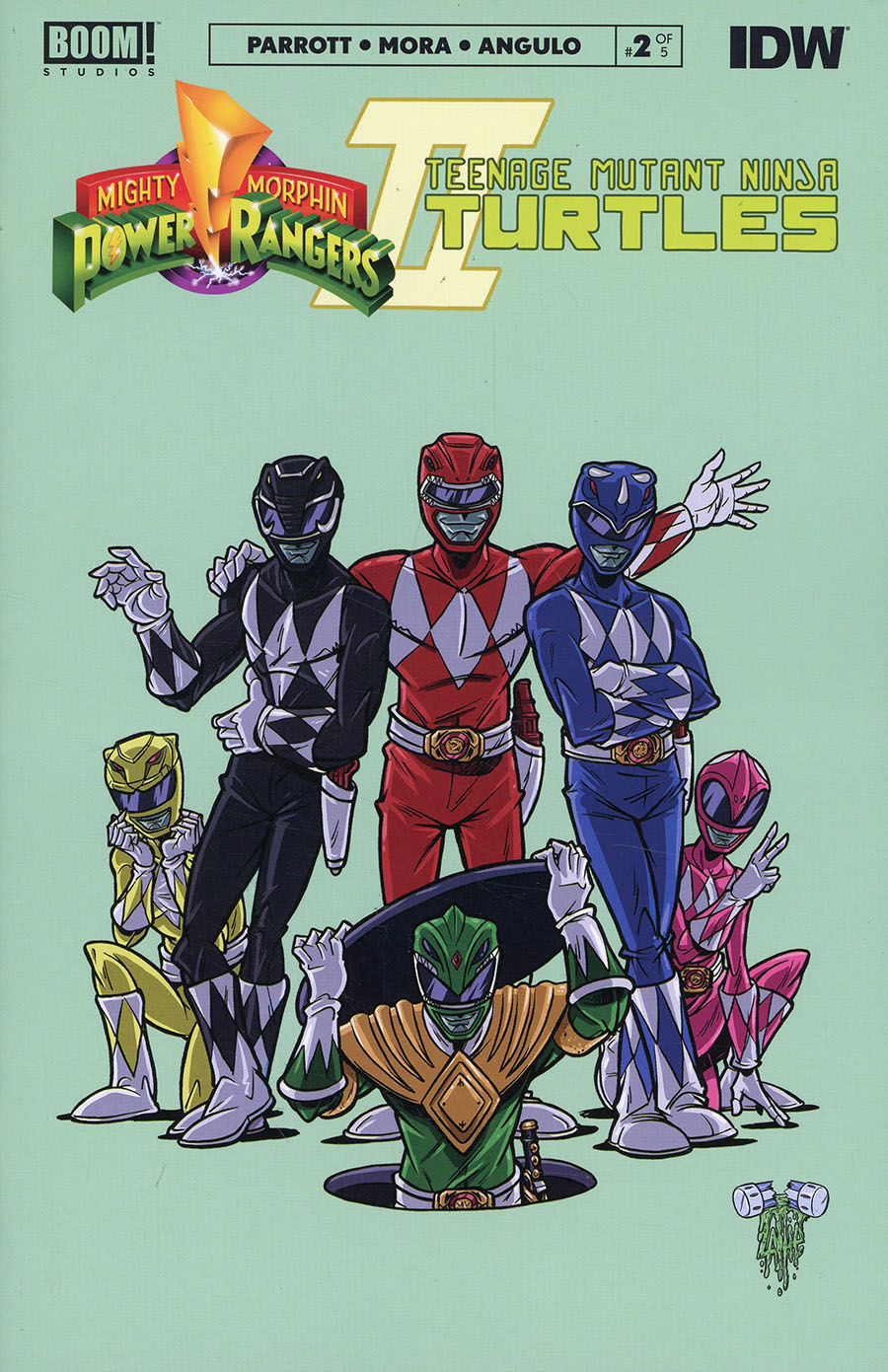 Mighty Morphin Power Rangers / Teenage Mutant Ninja Turtles II #2 - Tim ...