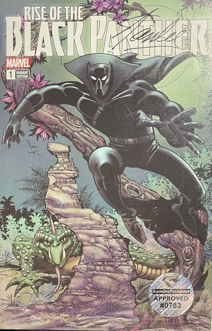Rise Of The Black Panther #1 - Joe Sinnott Avengers Station - Signed By ...