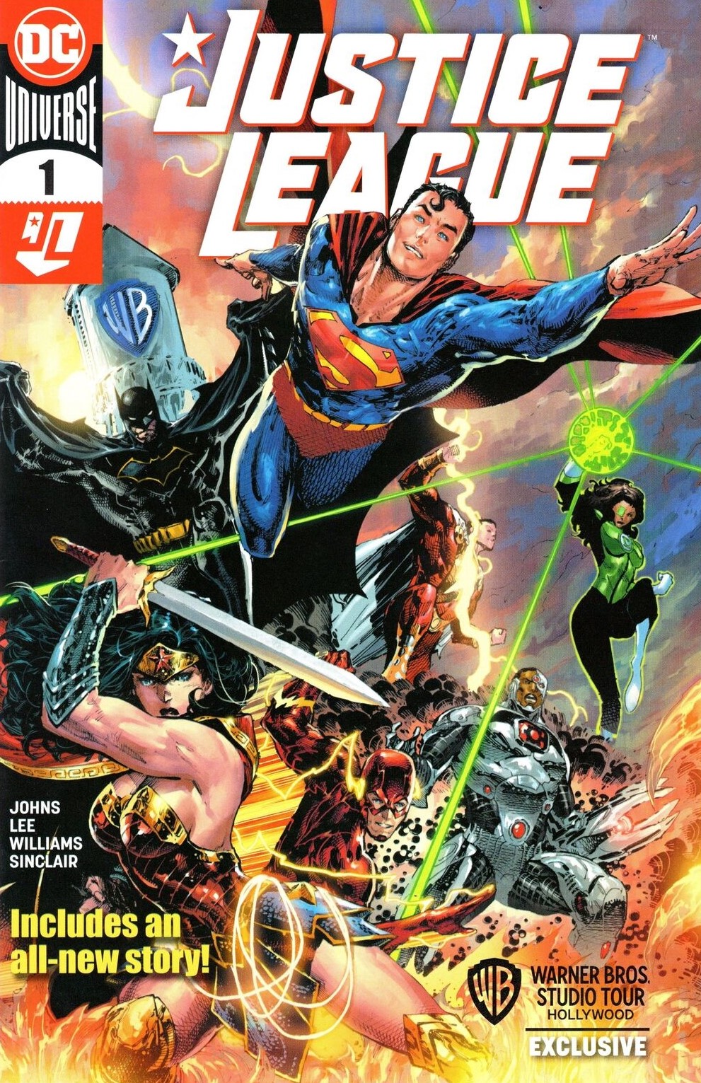 Justice League #1 - Philip Tan & Rain Beredo - Warner Bros Studio Tour ...