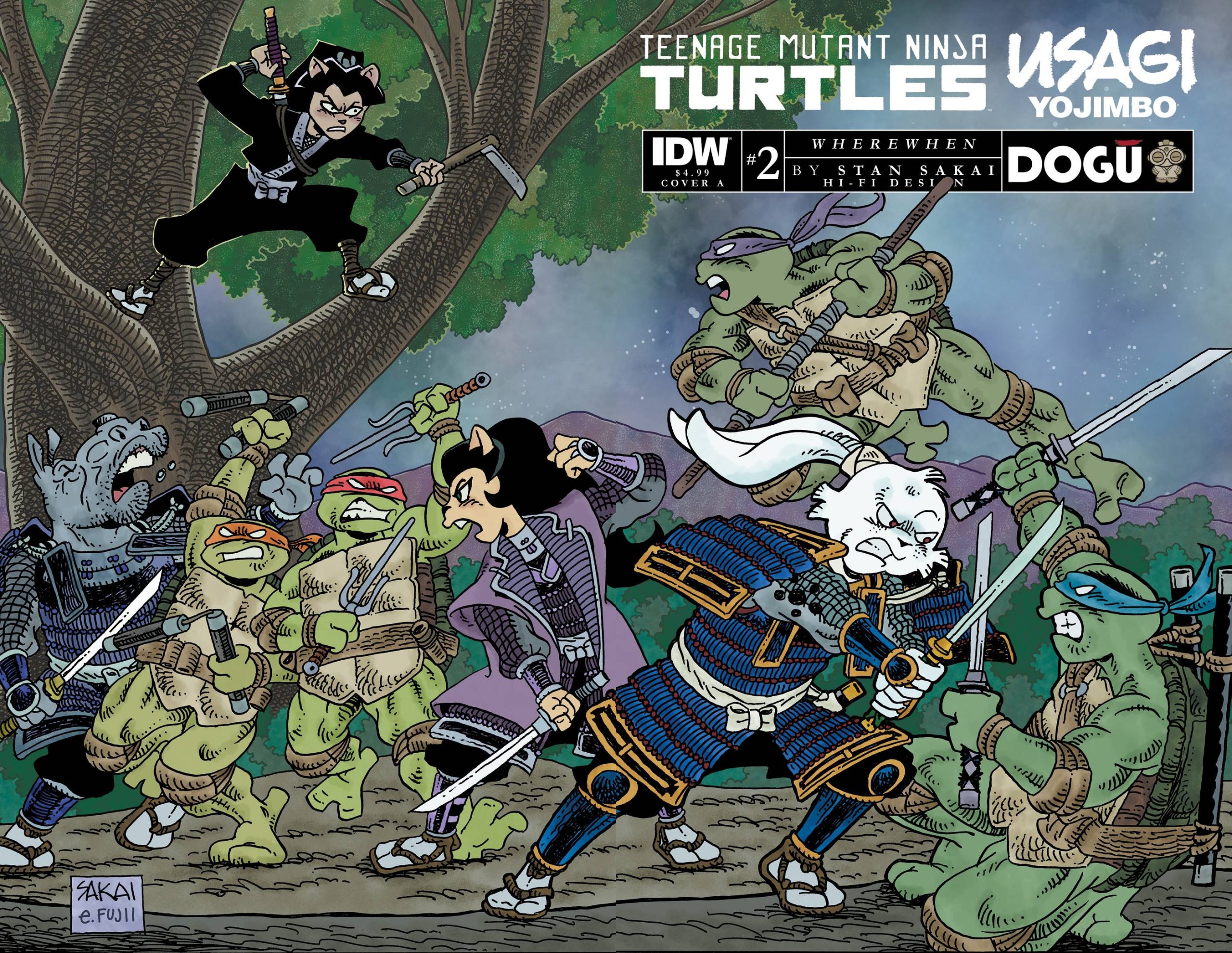 Teenage Mutant Ninja Turtles/Usagi Yojimbo: Wherewhen #2 - Stan Sakai ...