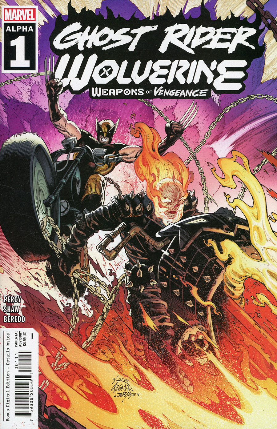 Ghost Rider / Wolverine: Weapons of Vengeance - Alpha #1 - Ryan Stegman ...