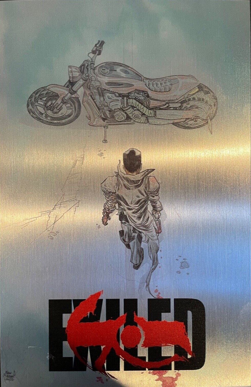 The Exiled #1 - Alex Riegel - SMZ Comics - Akira Homage - Metal - CovrPrice