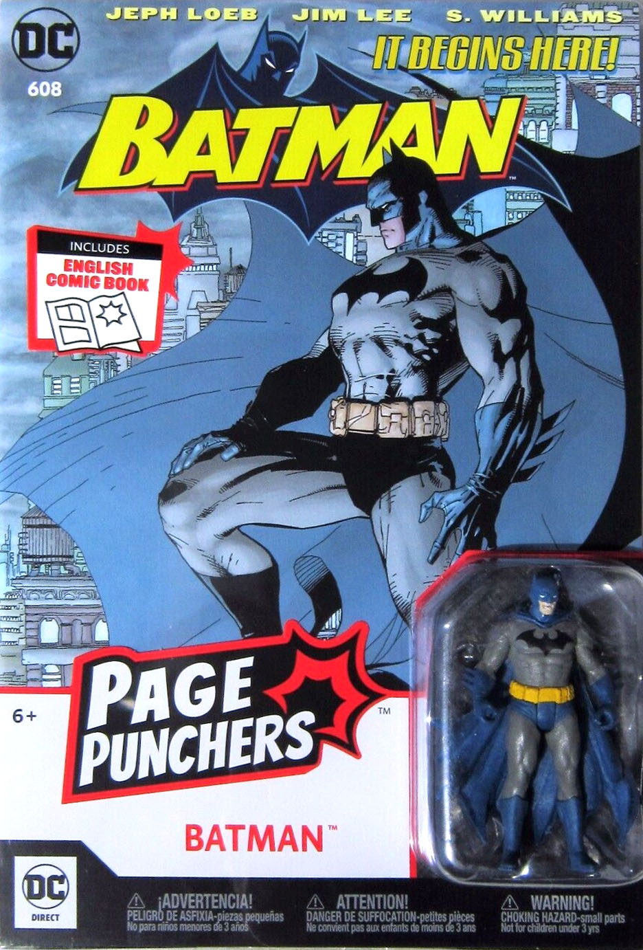 Batman #608 - Jim Lee - McFarlane Toys Page Puncher w/Action Figure ...