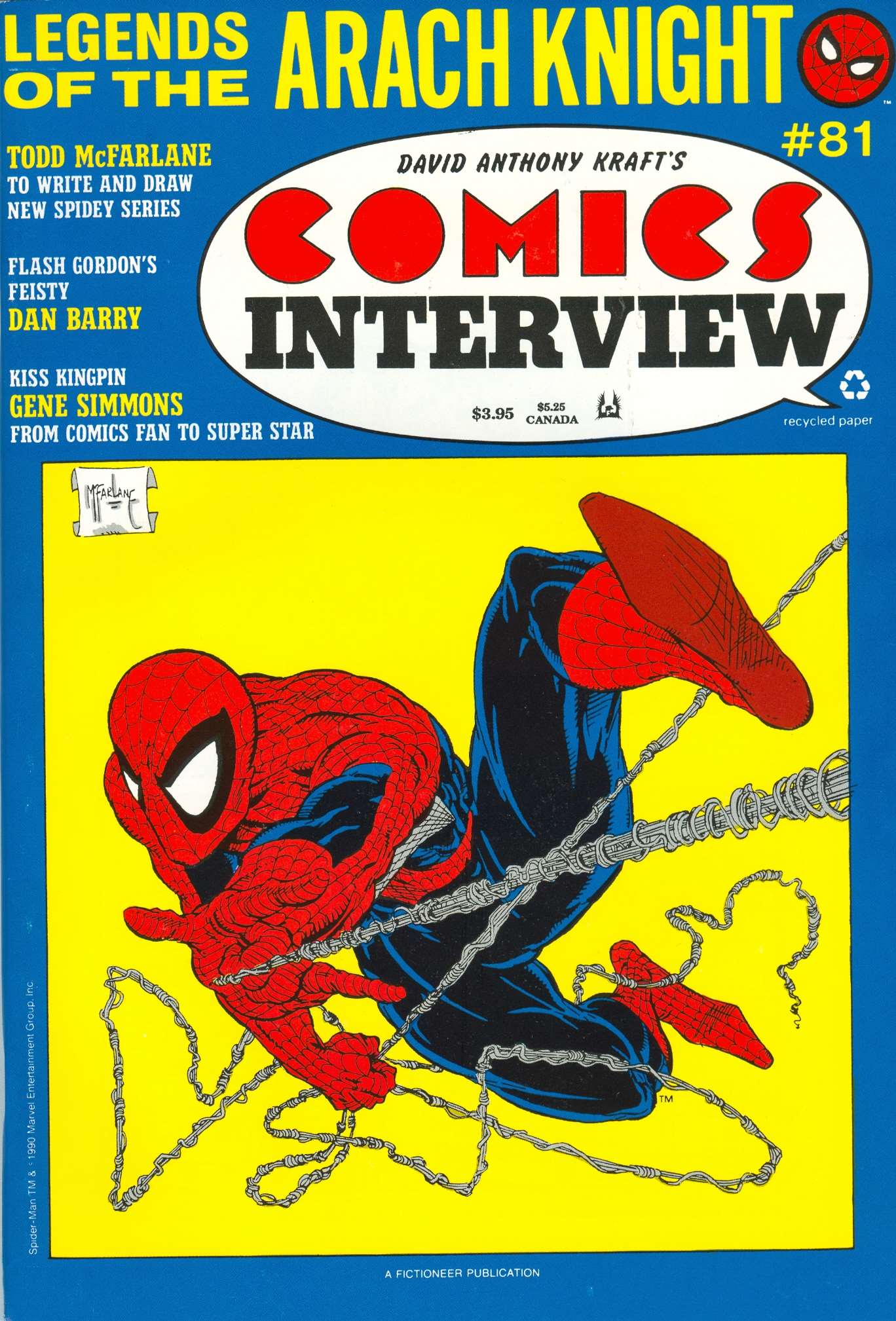 David Anthony Kraft’s Comics Interview #81 - Todd McFarlane - CovrPrice