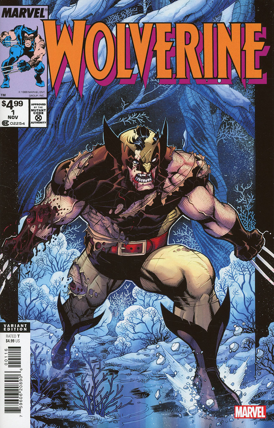 Wolverine #1 - Nick Bradshaw - 2024 Facsimile (1:25) - CovrPrice