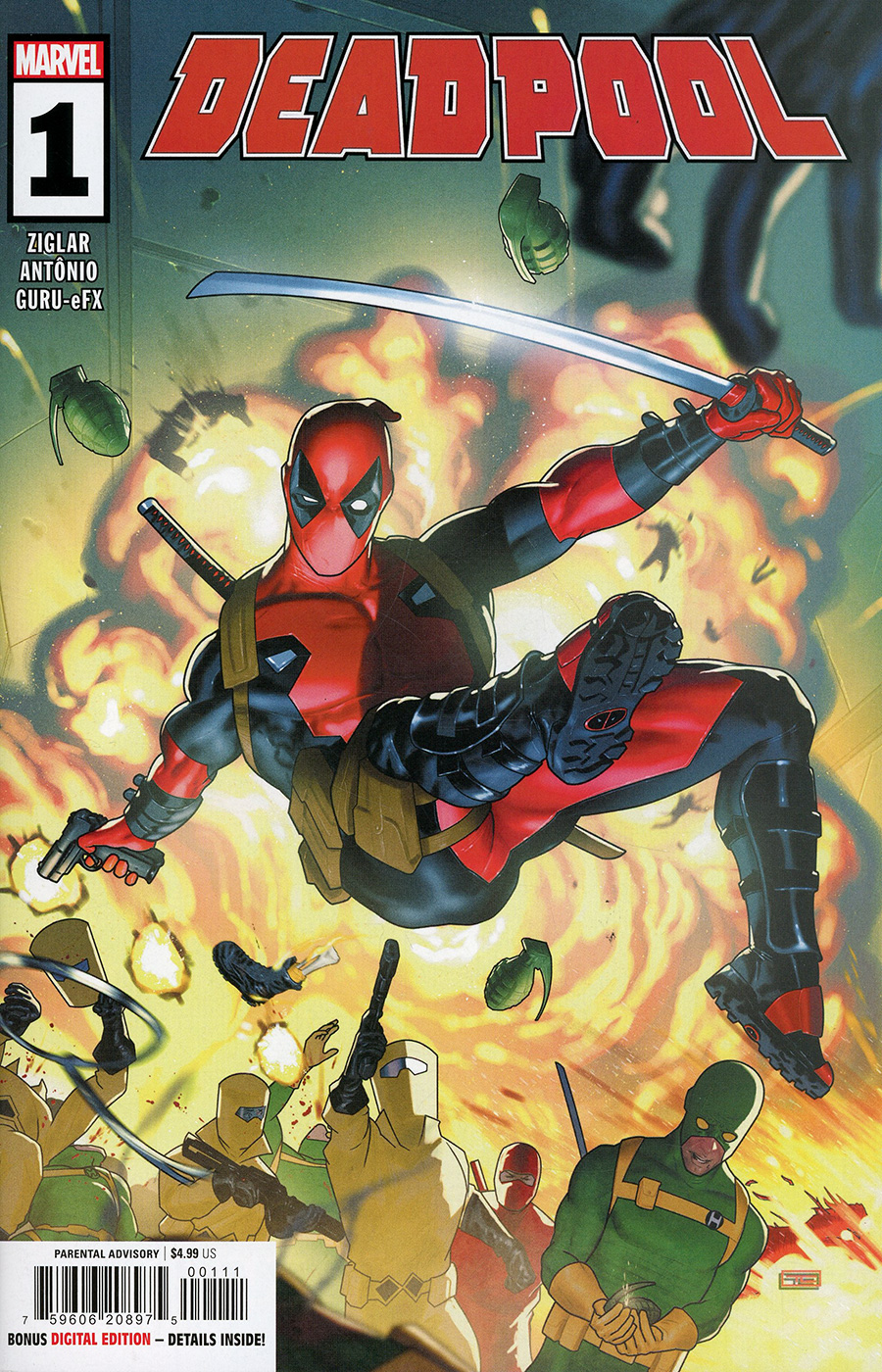 Deadpool #1 - Taurin Clarke - Regular - CovrPrice