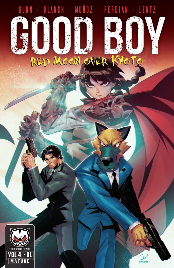 Good Boy: Red Moon Over Kyoto #1 - Pablo Munoz - Kickstarter Cover A ...