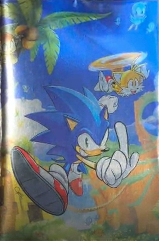 Sonic The Hedgehog #1 - Tyson Hesse - 2024 C2E2 - Stashhhloot - Virgin Foil (Limited 500 ...