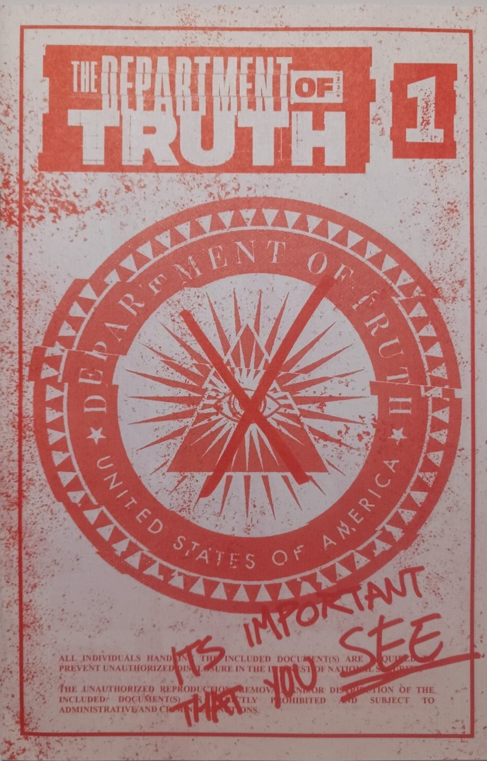 The Department Of Truth #1 - 2024 C2E2 - Bootleg Edition - Red (Limited ...