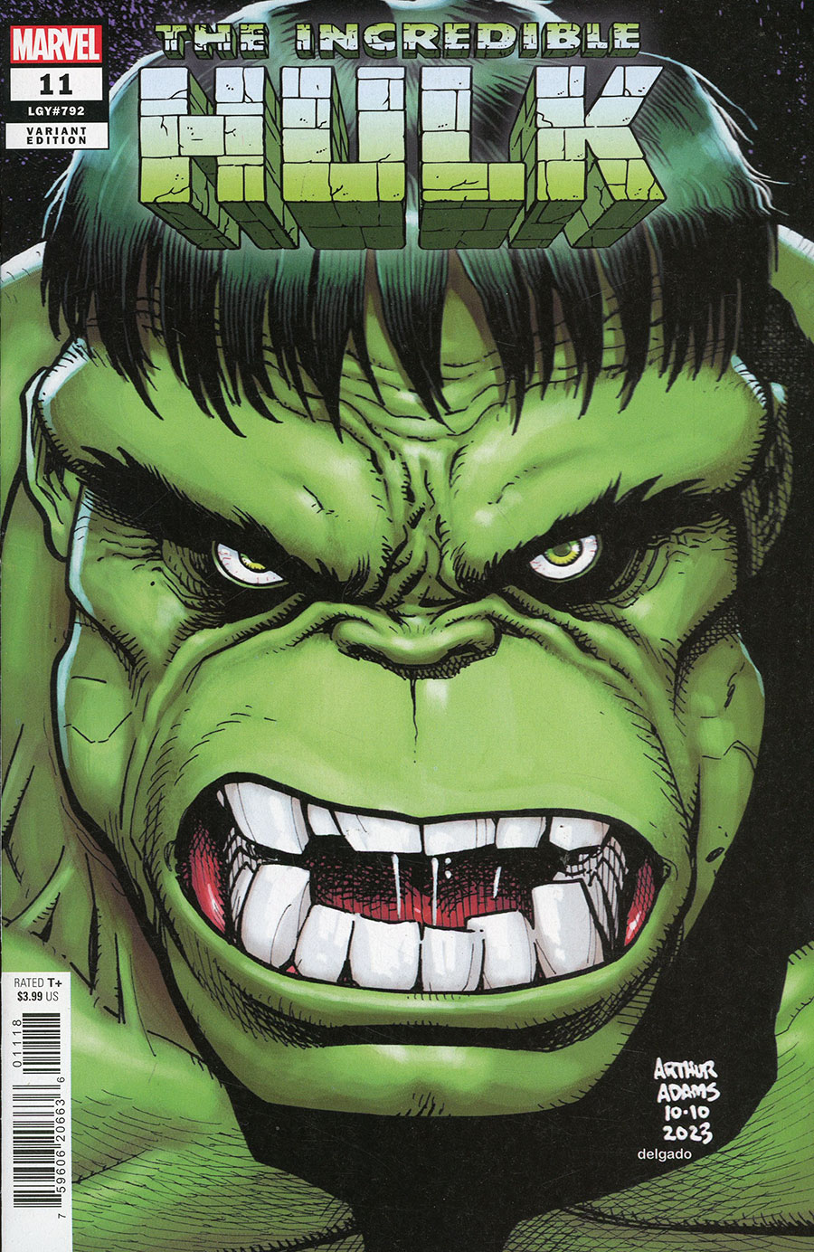 The Incredible Hulk #11 - Arthur Adams (1:25) - CovrPrice