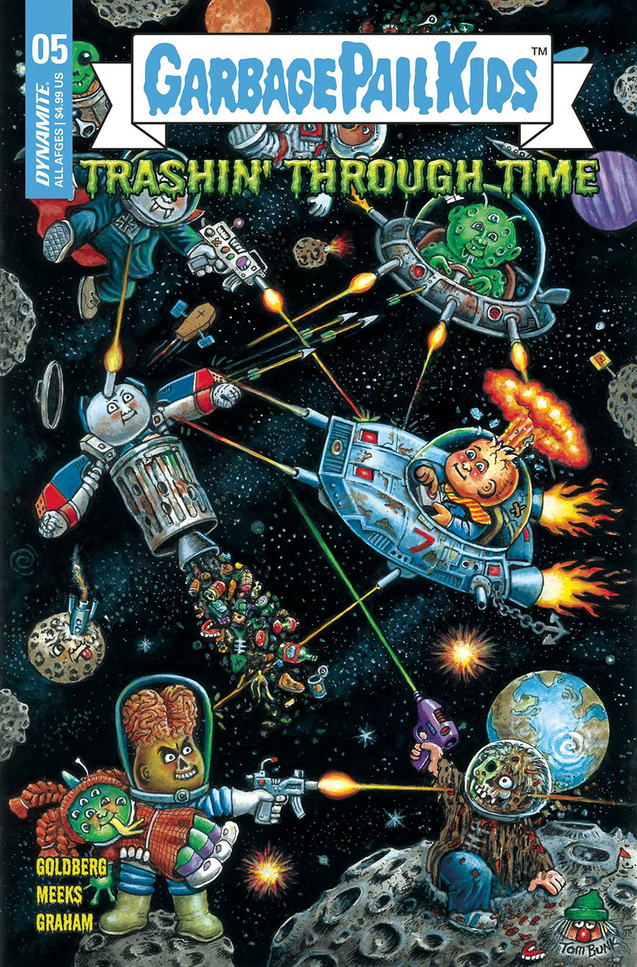 Garbage Pail Kids: Trashin’ Through Time #5 - Tom Bunk - Regular ...