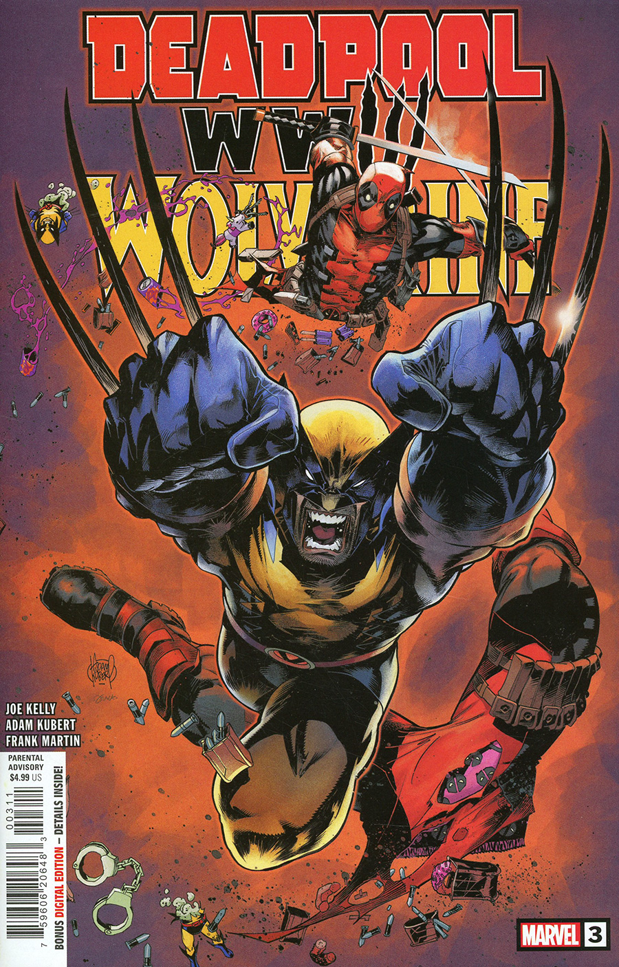 Deadpool & Wolverine: WWIII #3 - Adam Kubert - Regular - CovrPrice