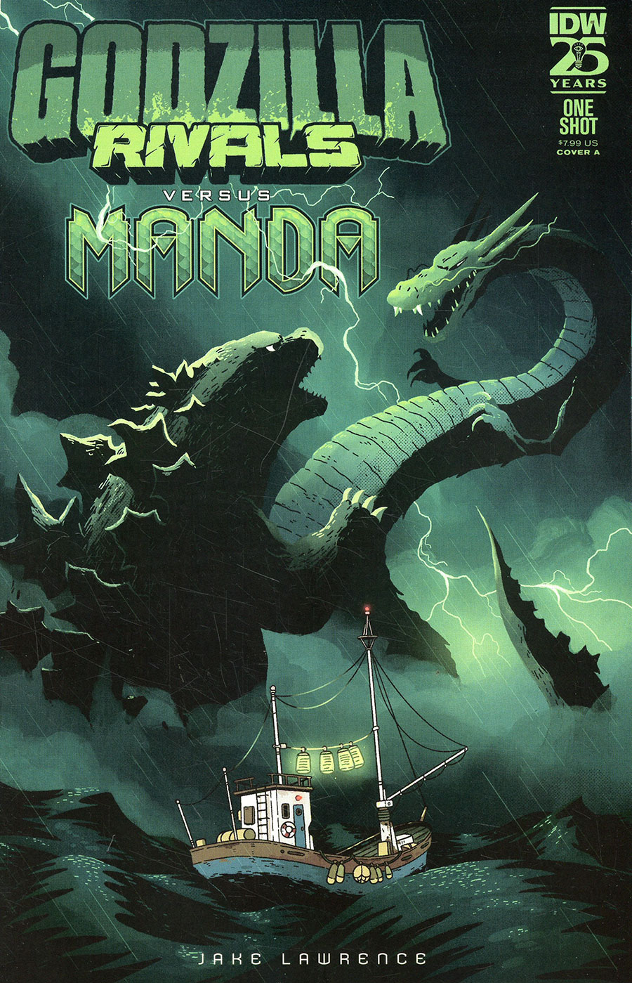Godzilla Rivals vs. Manda #1 - Jake Lawrence - Cover A - CovrPrice