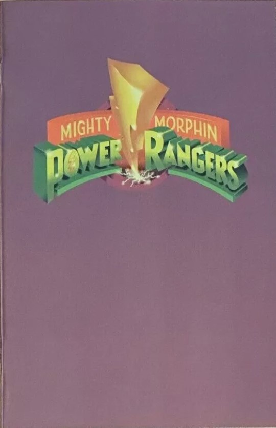 Mighty Morphin Power Rangers #118 - 2024 C2E2 - Purple Foil Logo ...