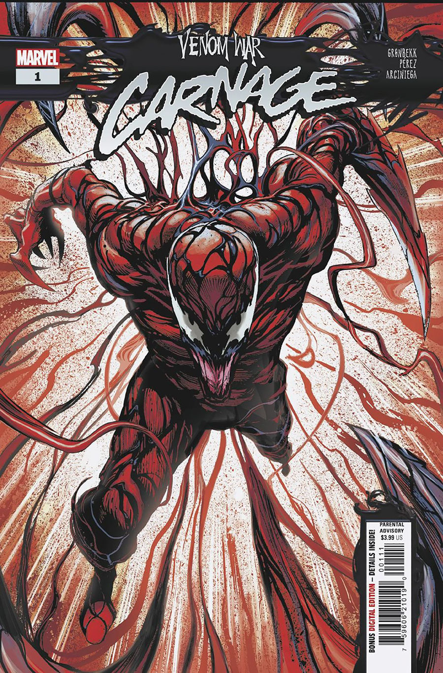 Venom War: Carnage #1 - Geoff Shaw - Regular - CovrPrice