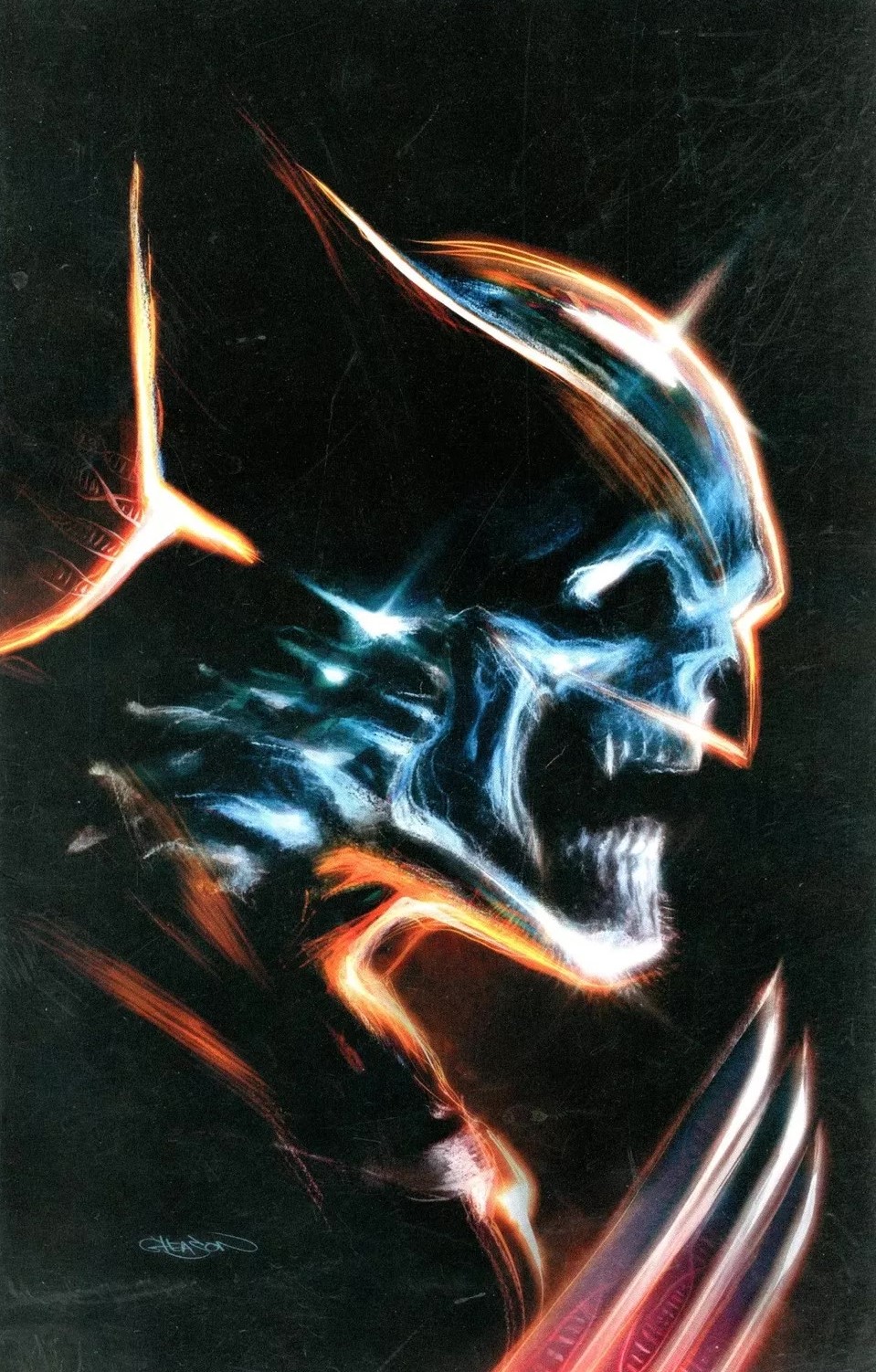 Wolverine #1 - Pat Gleason - Adamantium Head - Virgin (1:100) - CovrPrice