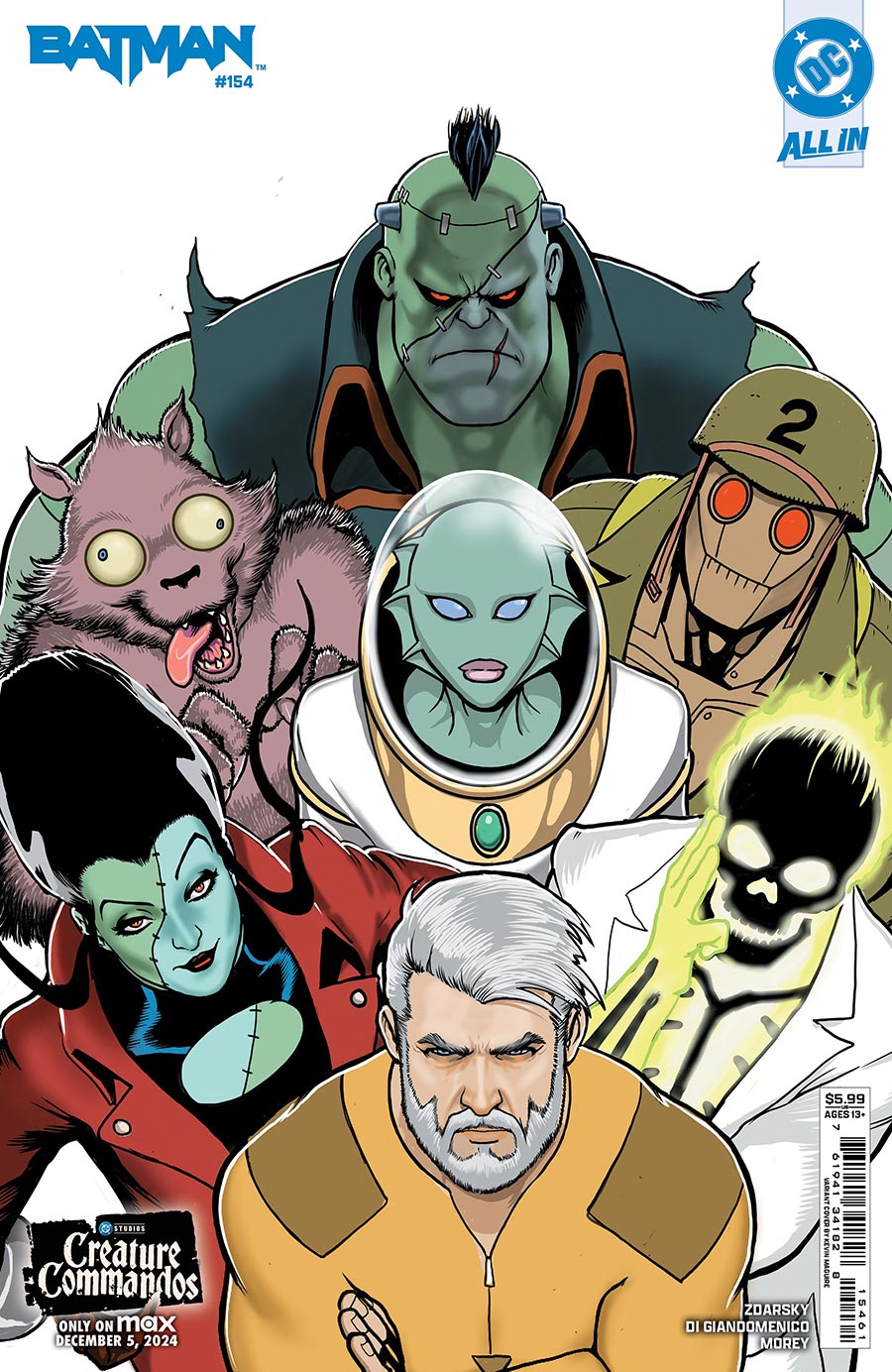Batman #154 - Kevin Maguire - Creature Commandos - CovrPrice